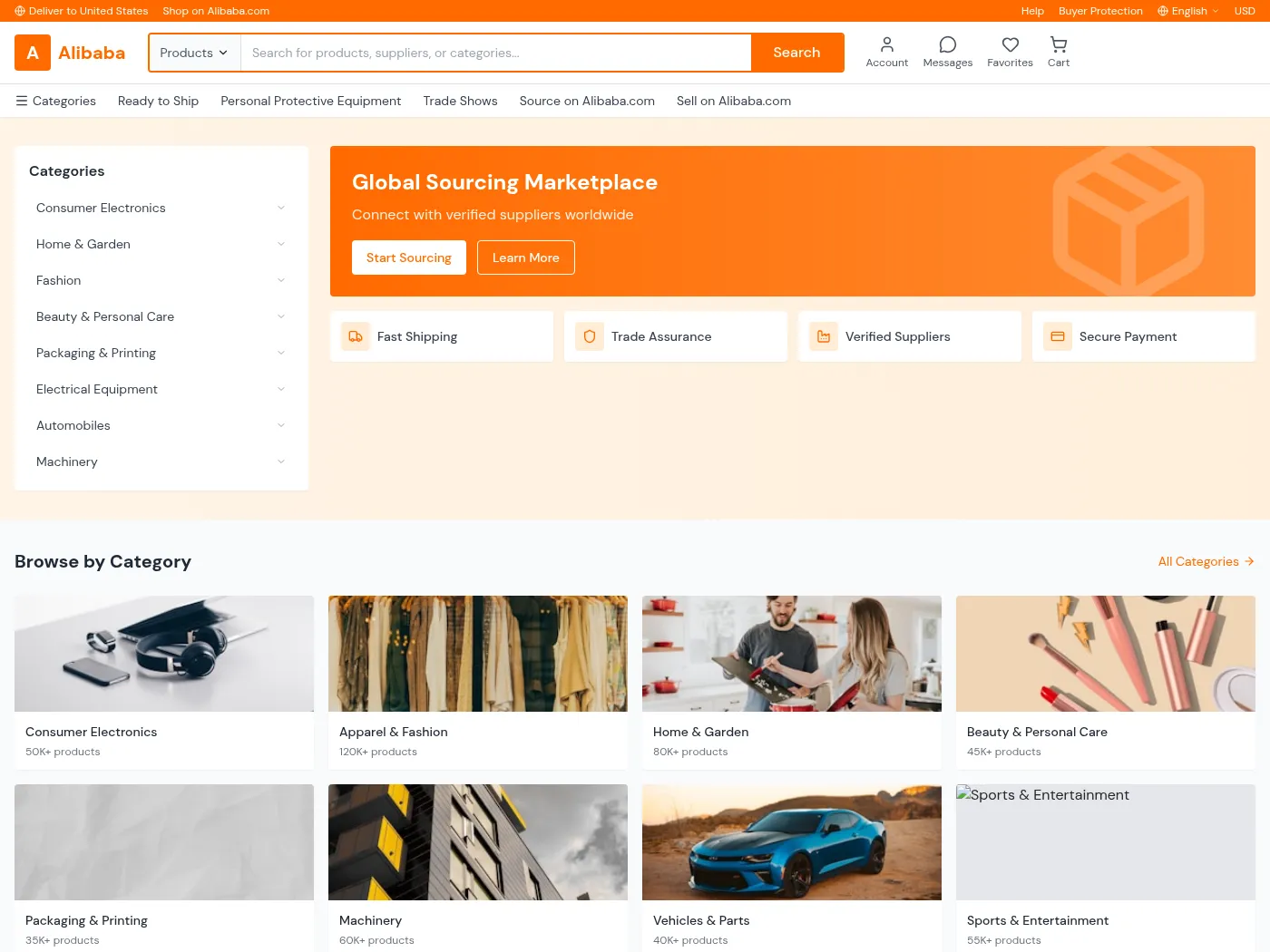 Alibaba Marketplace Clone