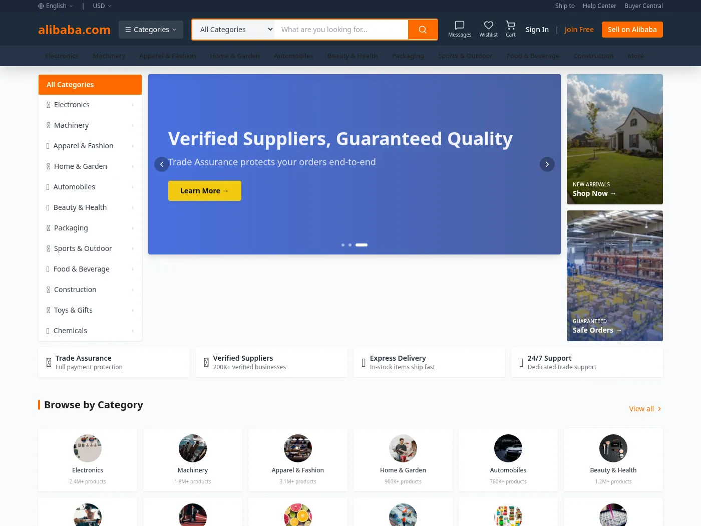 Alibaba Marketplace Clone