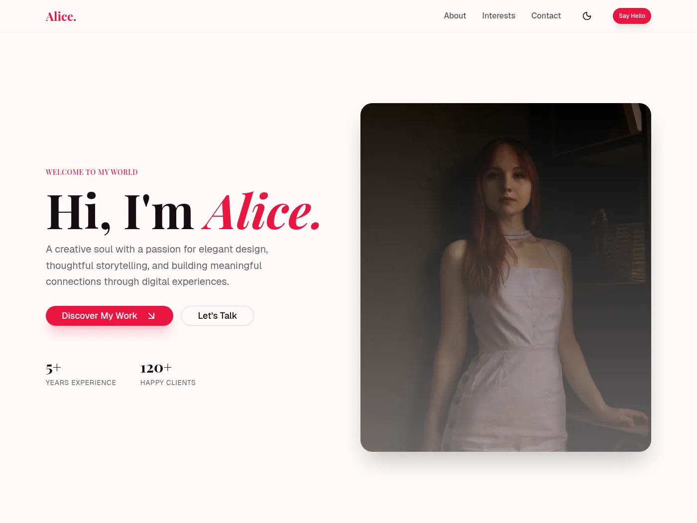 Alice Introduction Page