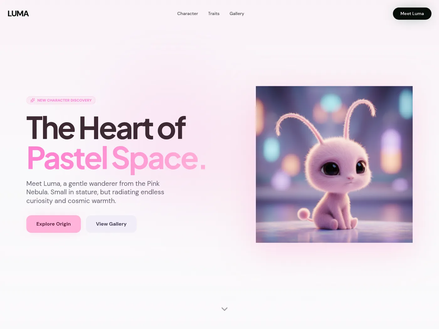 Kawaii Alien Character CG