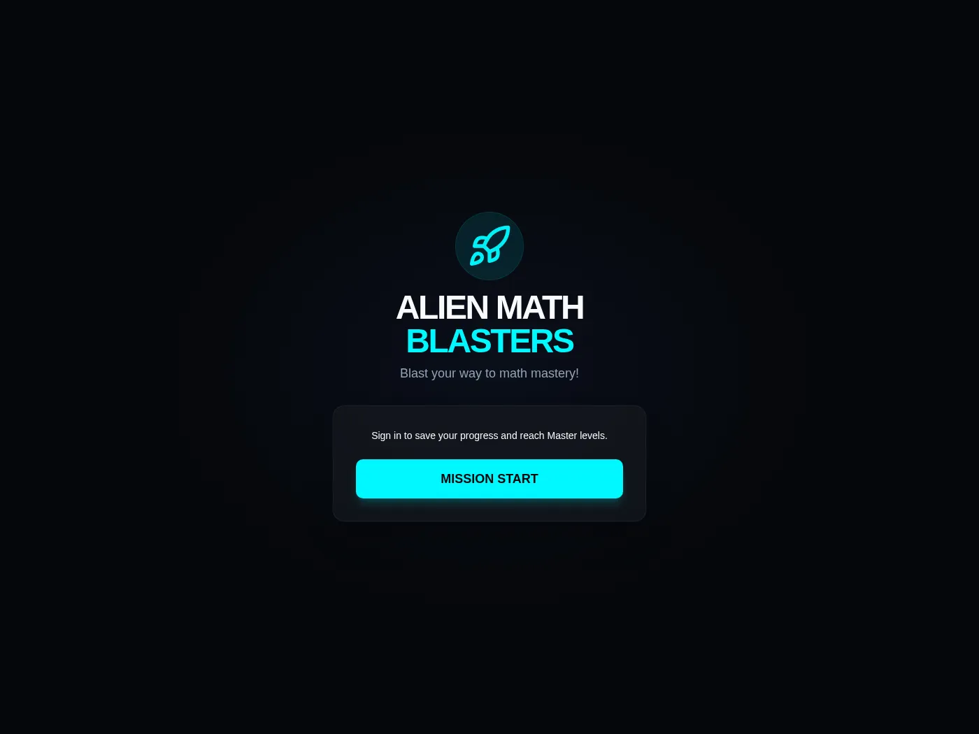 Alien Math Blasters