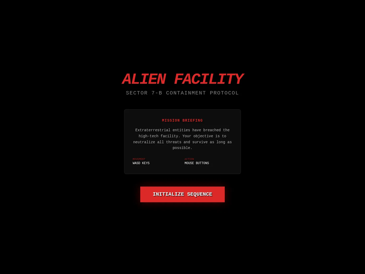 Alien Facility Shooter