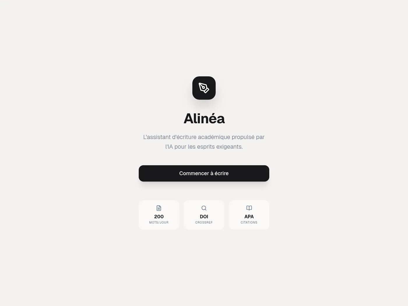 Alinéa Academic SaaS