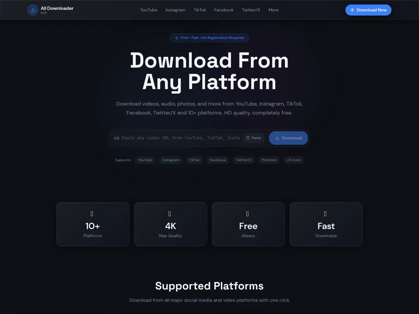All Downloader Hub