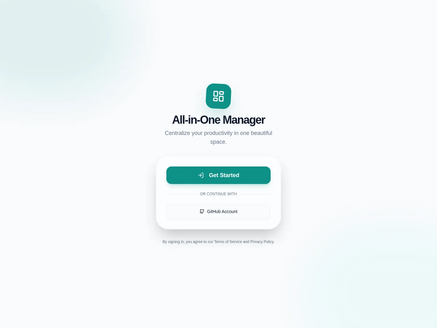 All-in-One Manager