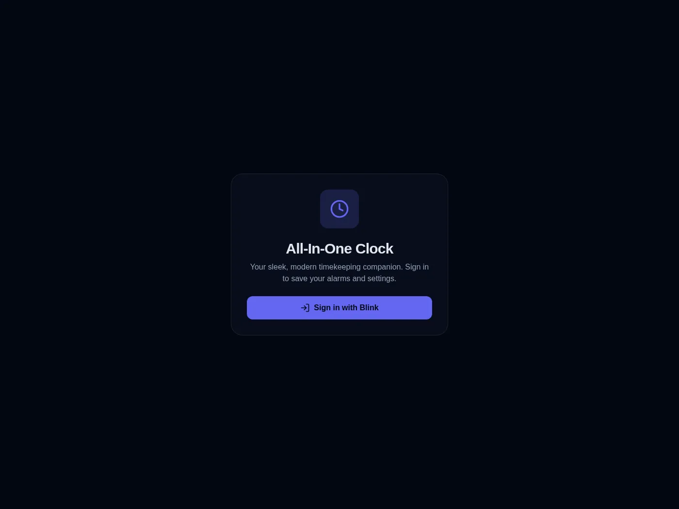 All-In-One Clock
