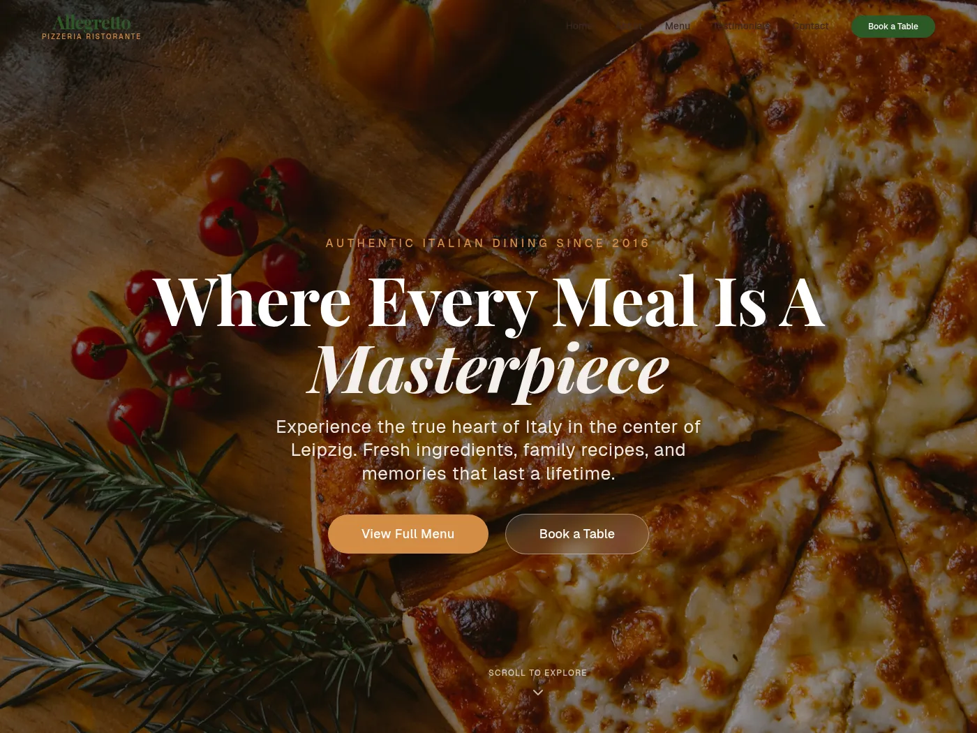 Allegretto Web Experience