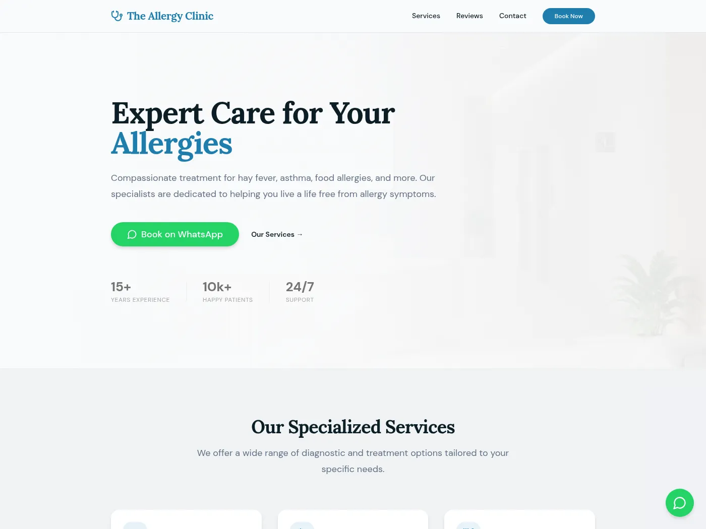 The Allergy Clinic Site