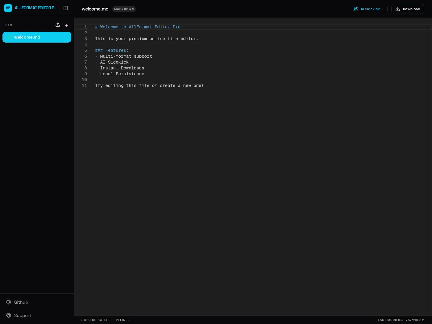 AllFormat Editor Pro