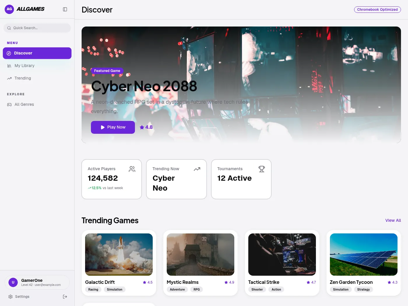 AllGames Hub