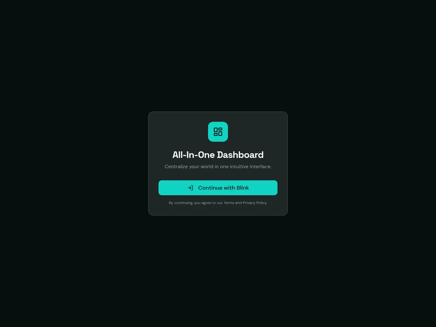 All-In-One Dashboard