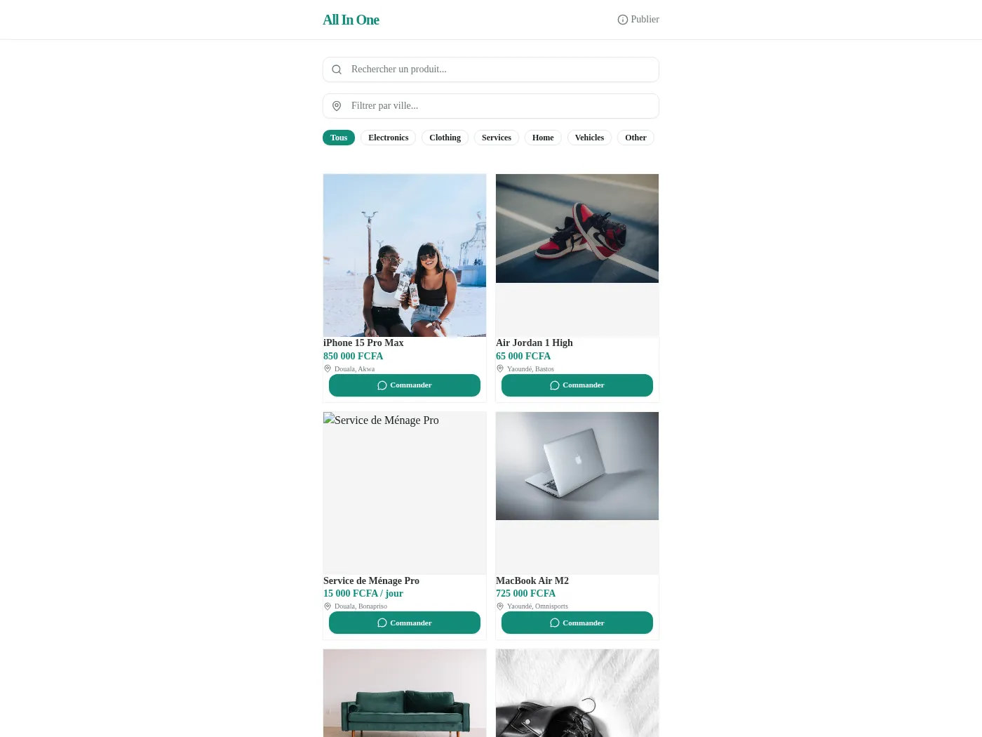 All in One Marketplace