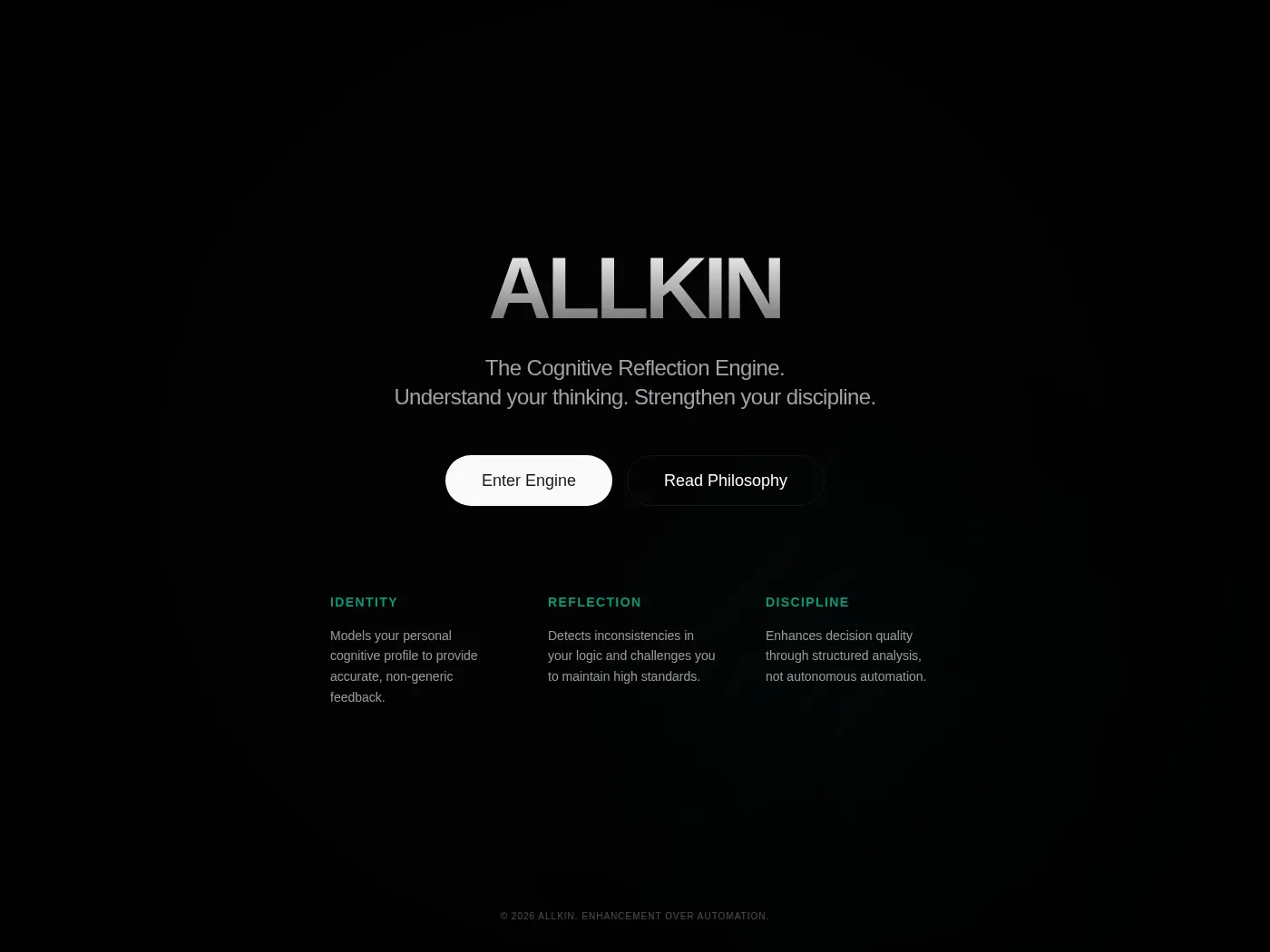Allkin Cognitive Engine