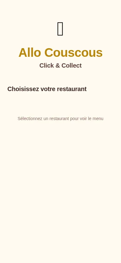 Allo Couscous Click & Collect