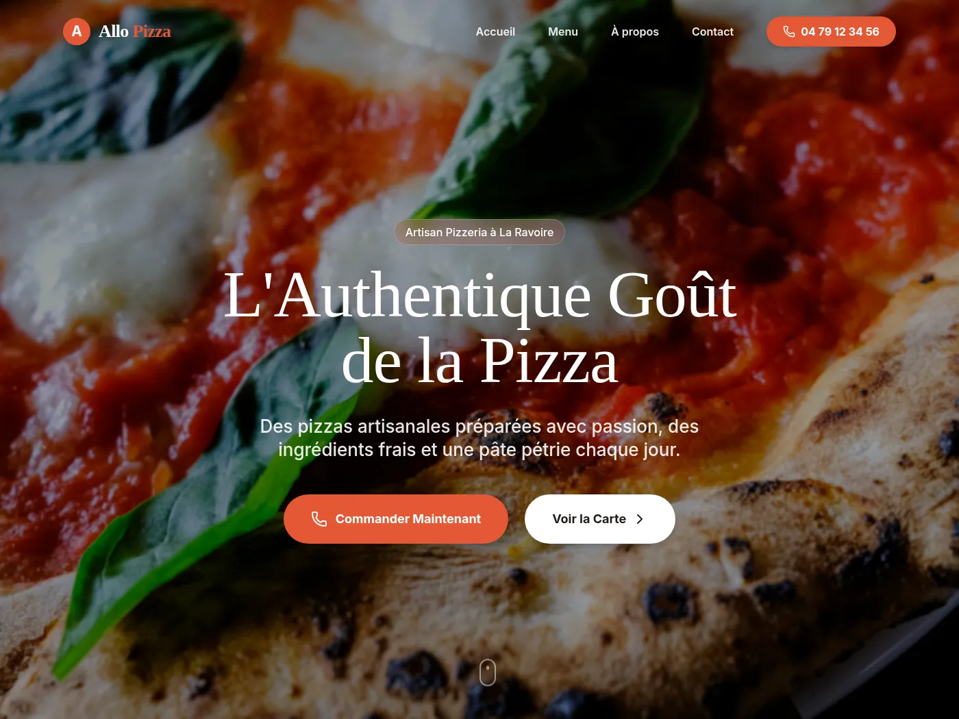 Allo Pizza Web