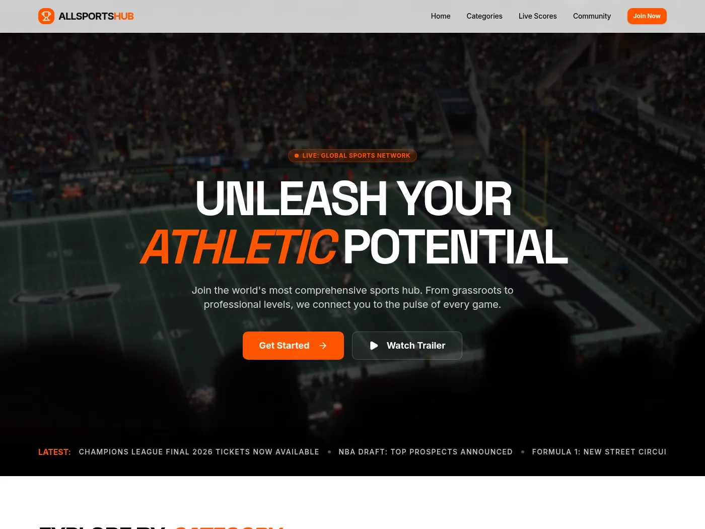 AllSports Hub
