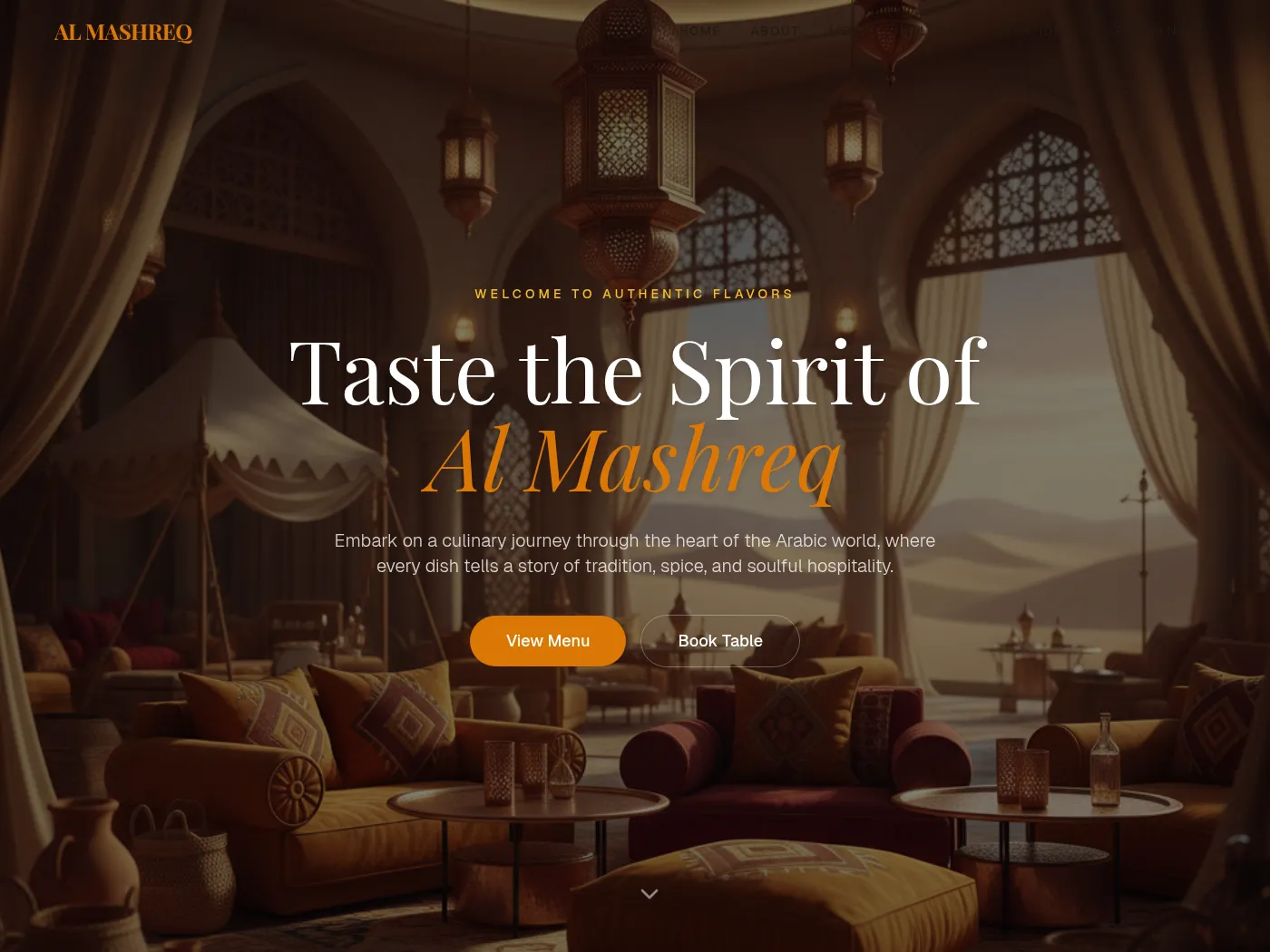 Al Mashreq Restaurant Site