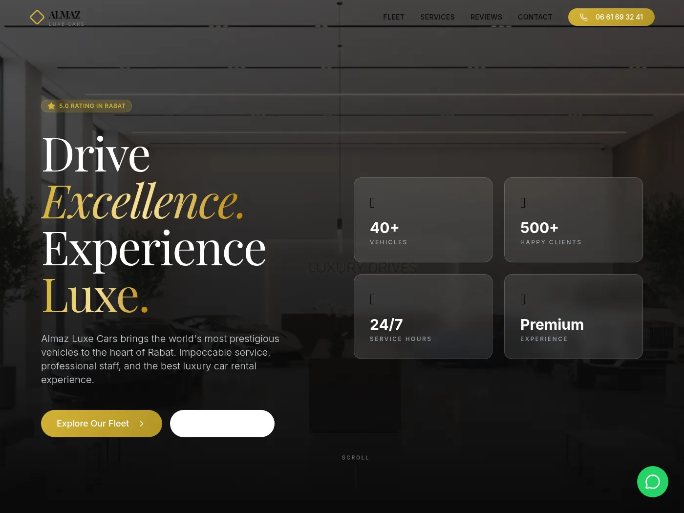 Almaz Luxe Cars Site
