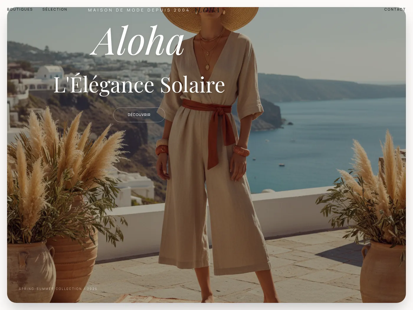 Aloha Editorial Landing