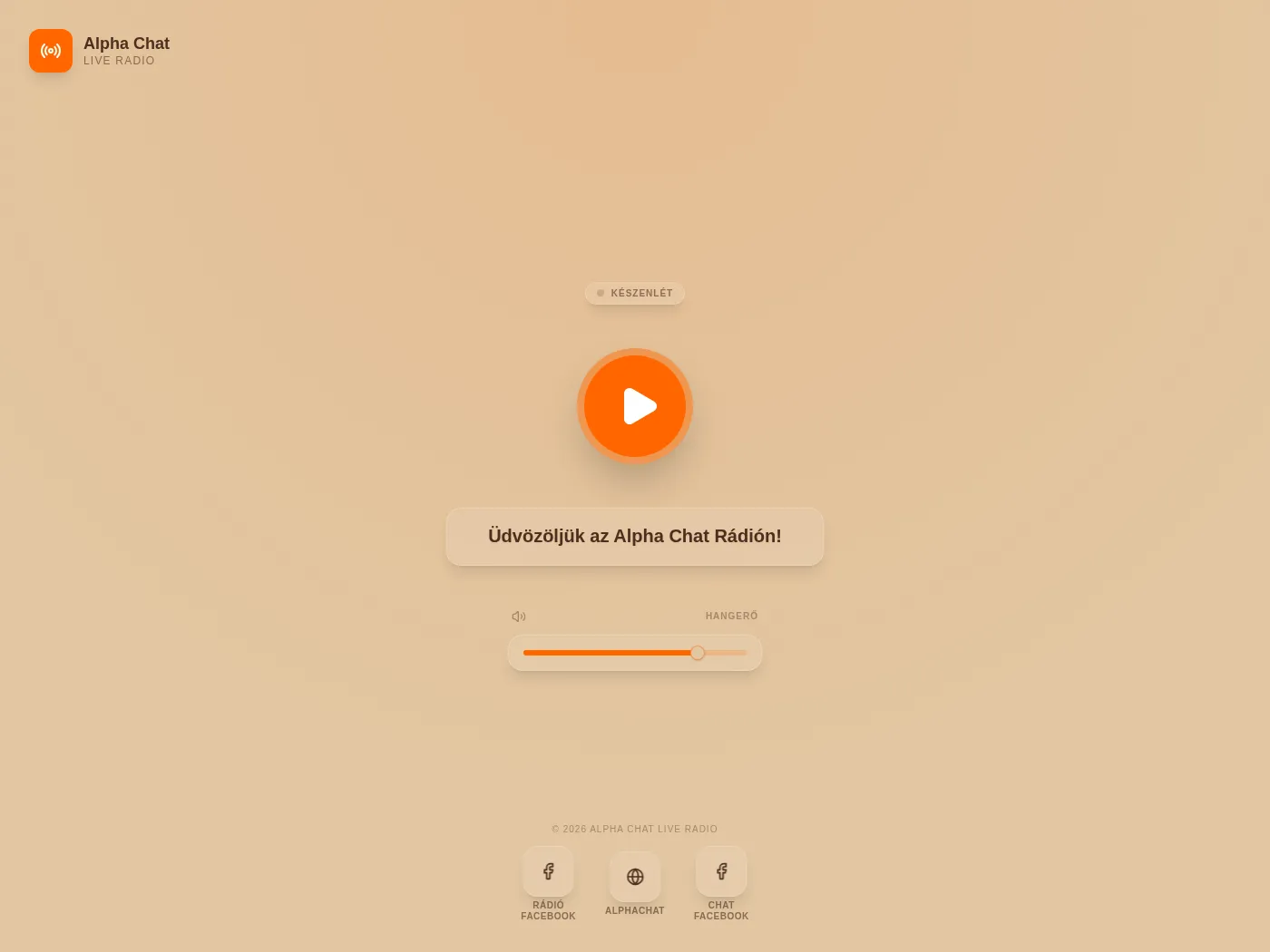 Alpha Chat Live Radio
