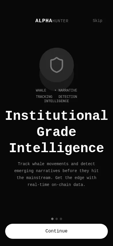 AlphaHunter Crypto Intelligence