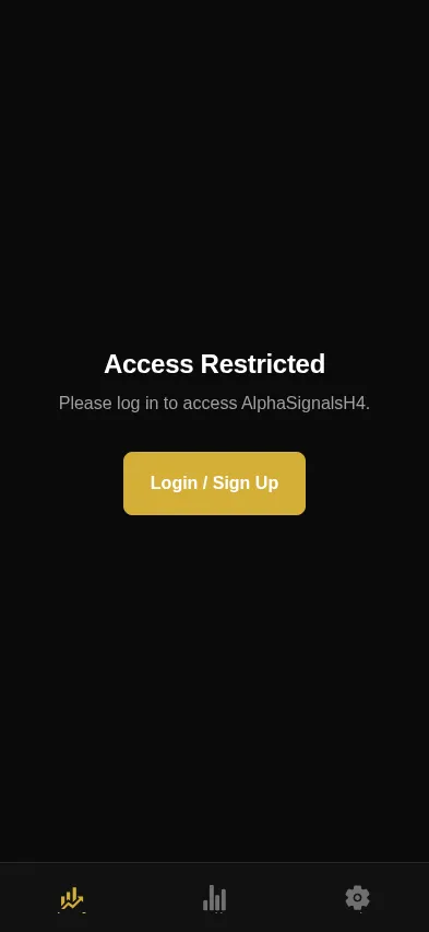 AlphaSignalsH4 Trading Platform