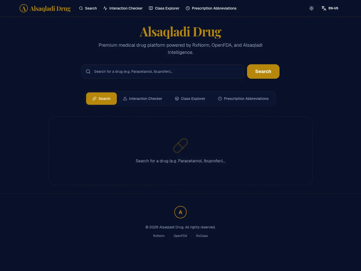 Alsaqladi Drug Platform