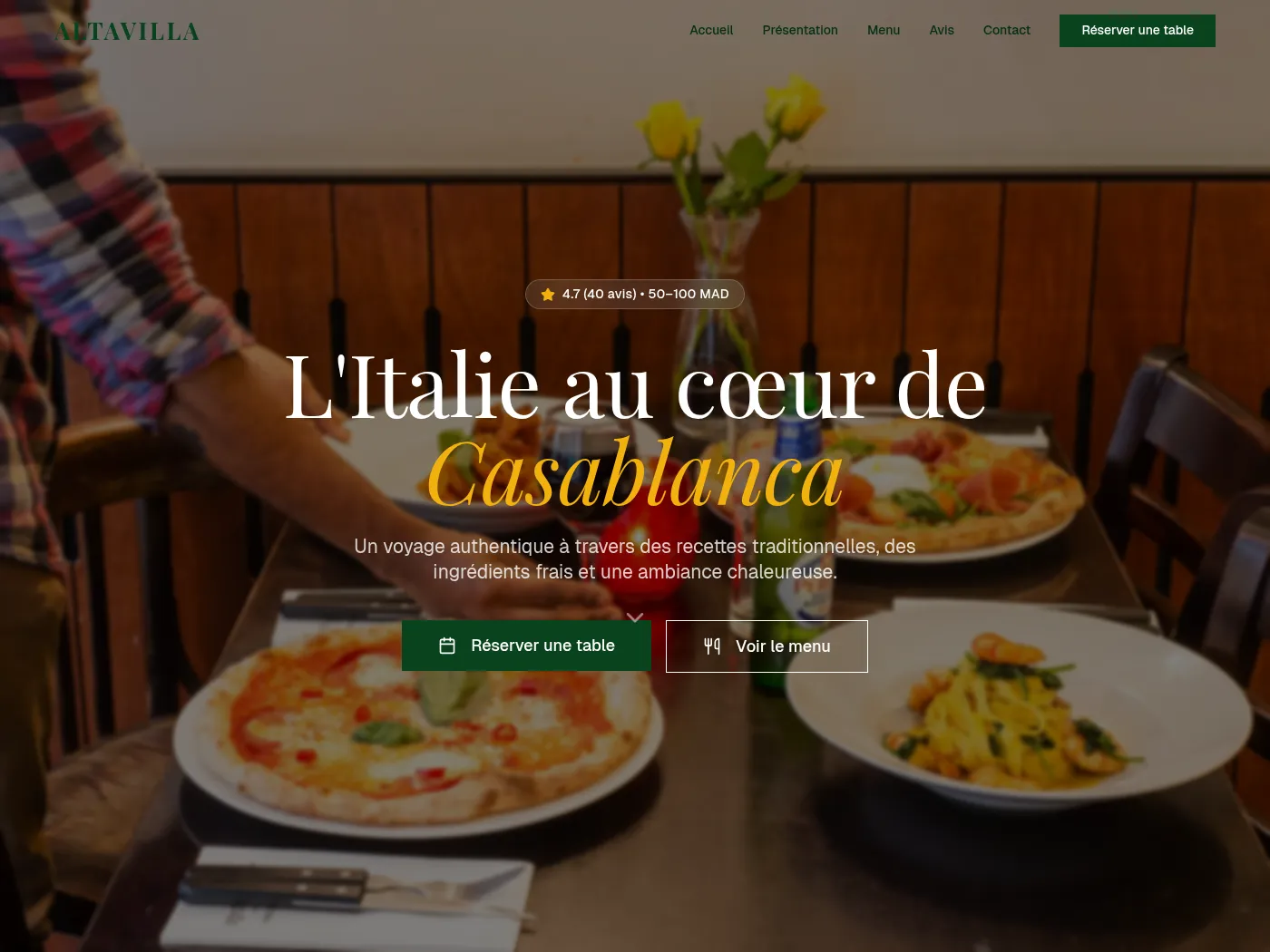 ALTAVILLA Gourmet Web