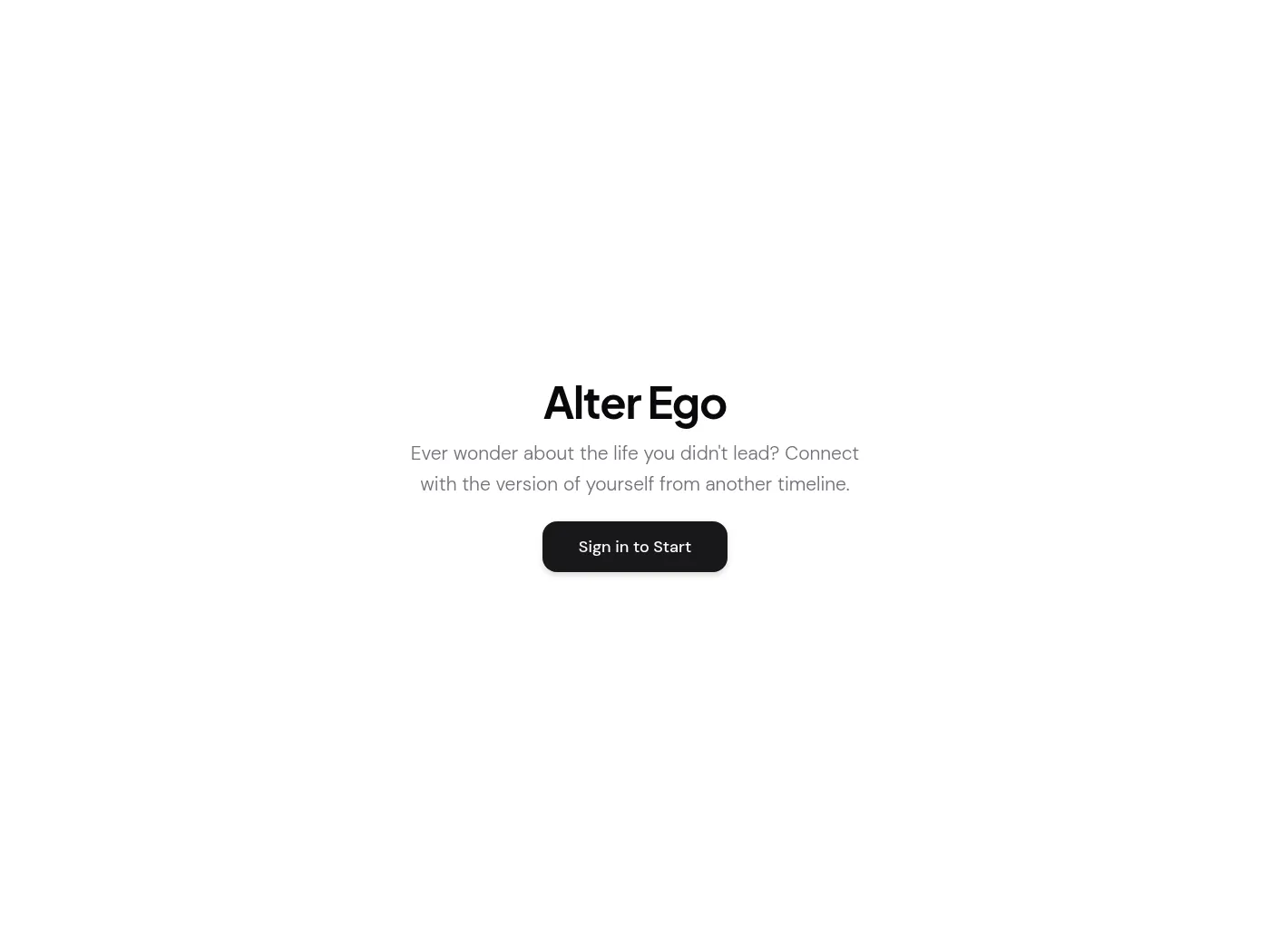 Alter Ego Chatroom