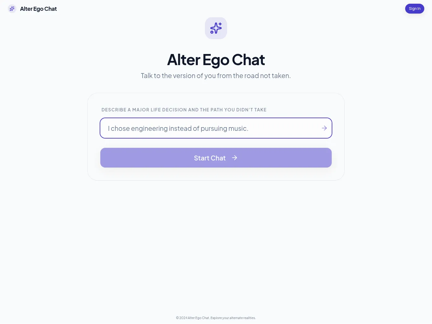Alter Ego Chat
