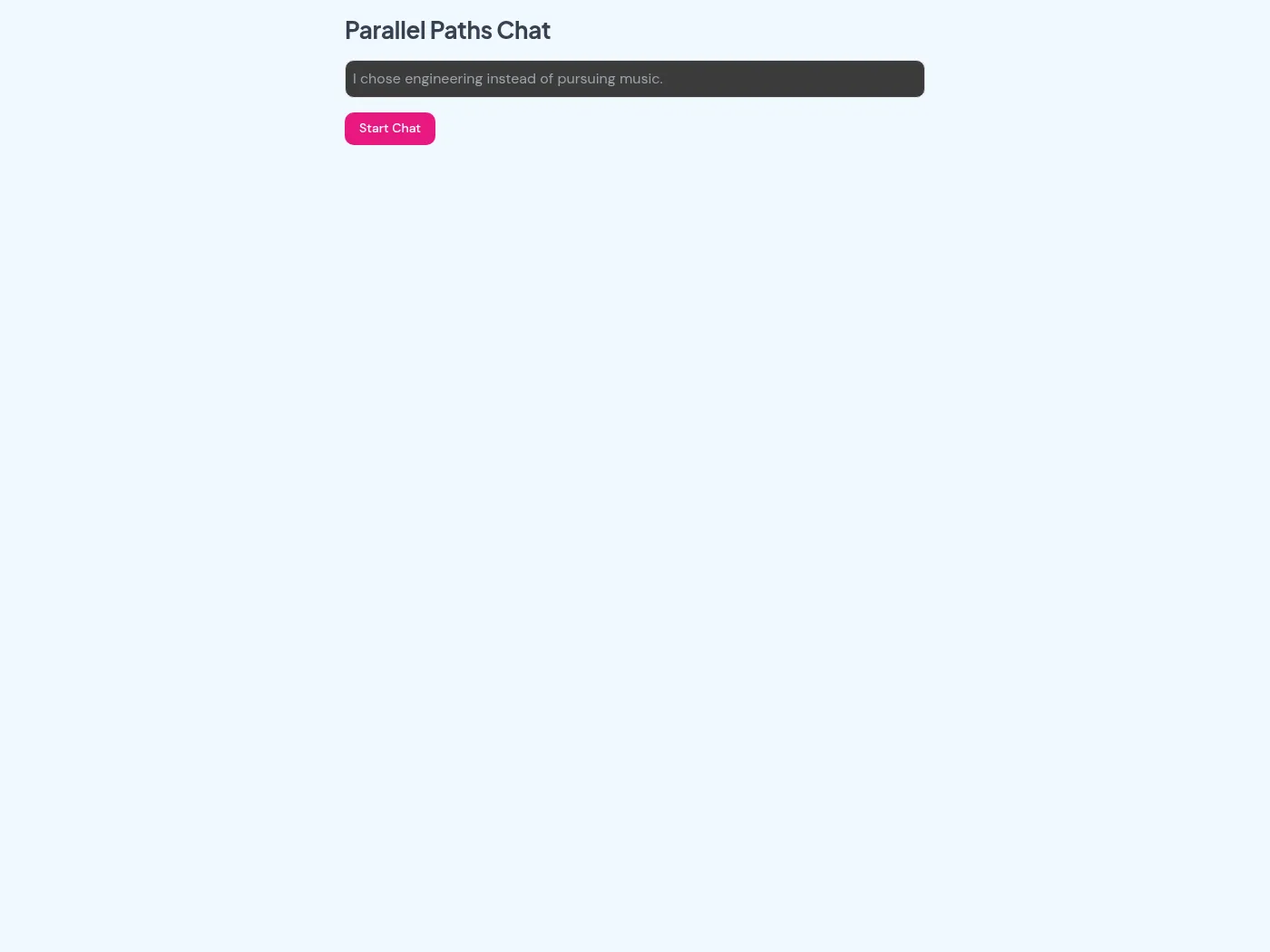 Parallel Paths Chat