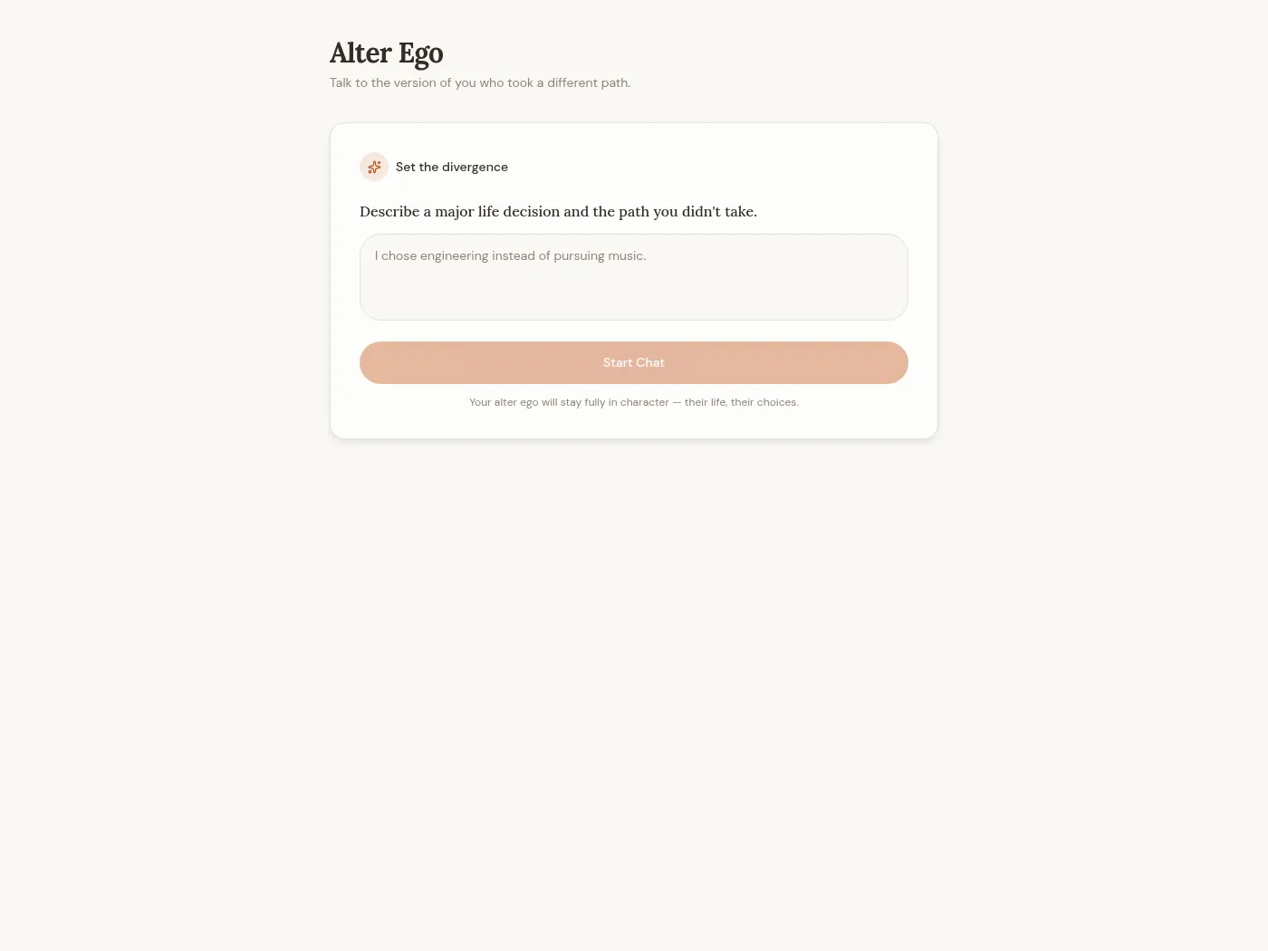 Alter Ego Chat