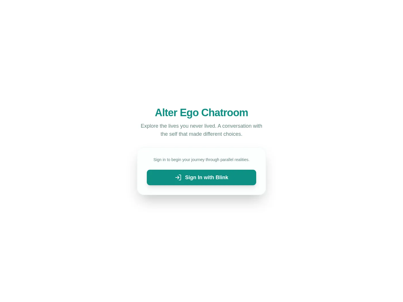 Alter Ego Chatroom