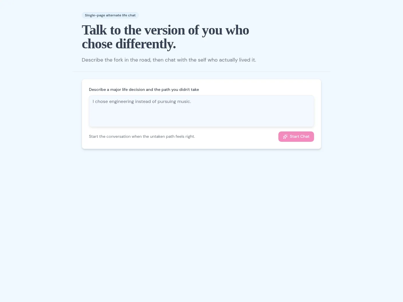 Alter Ego Chat