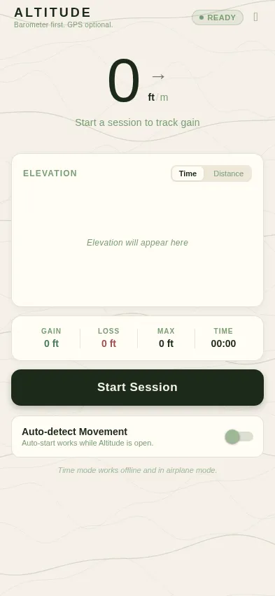Altitude Track