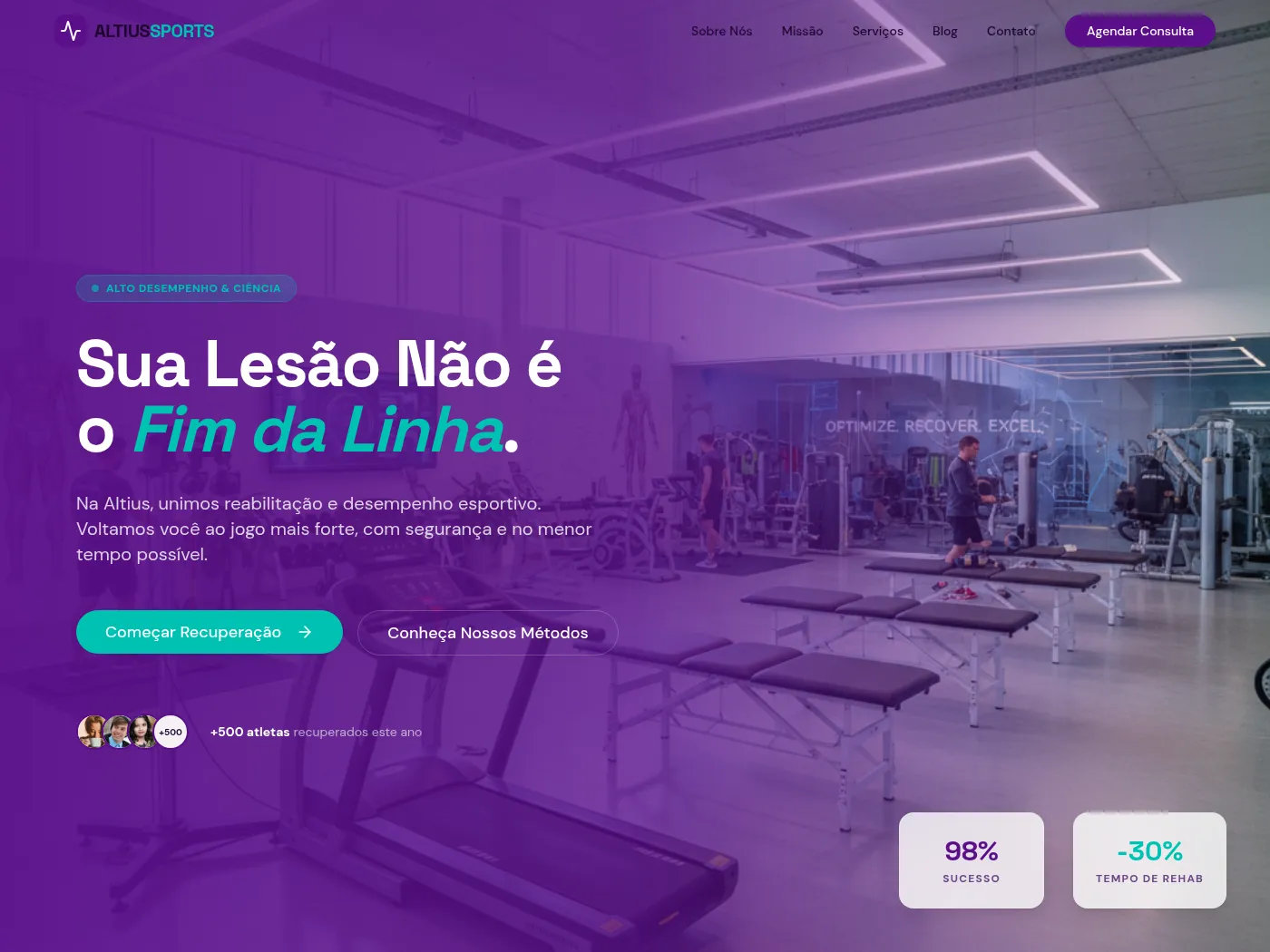 Altius Sports Physio Web