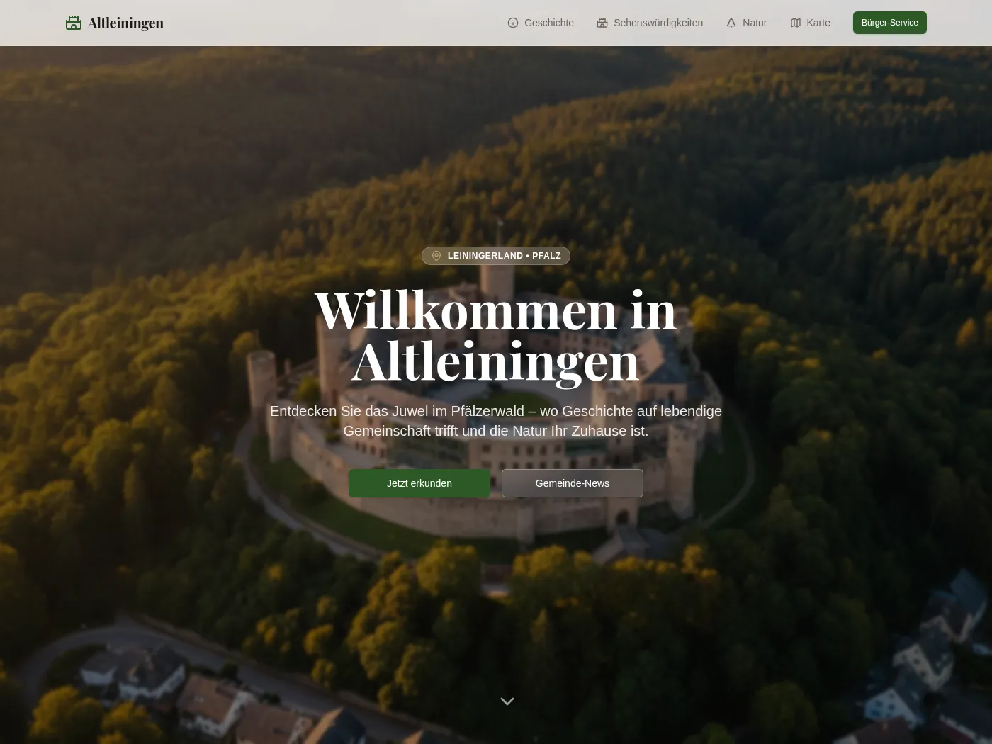 Altleiningen Village Webpage