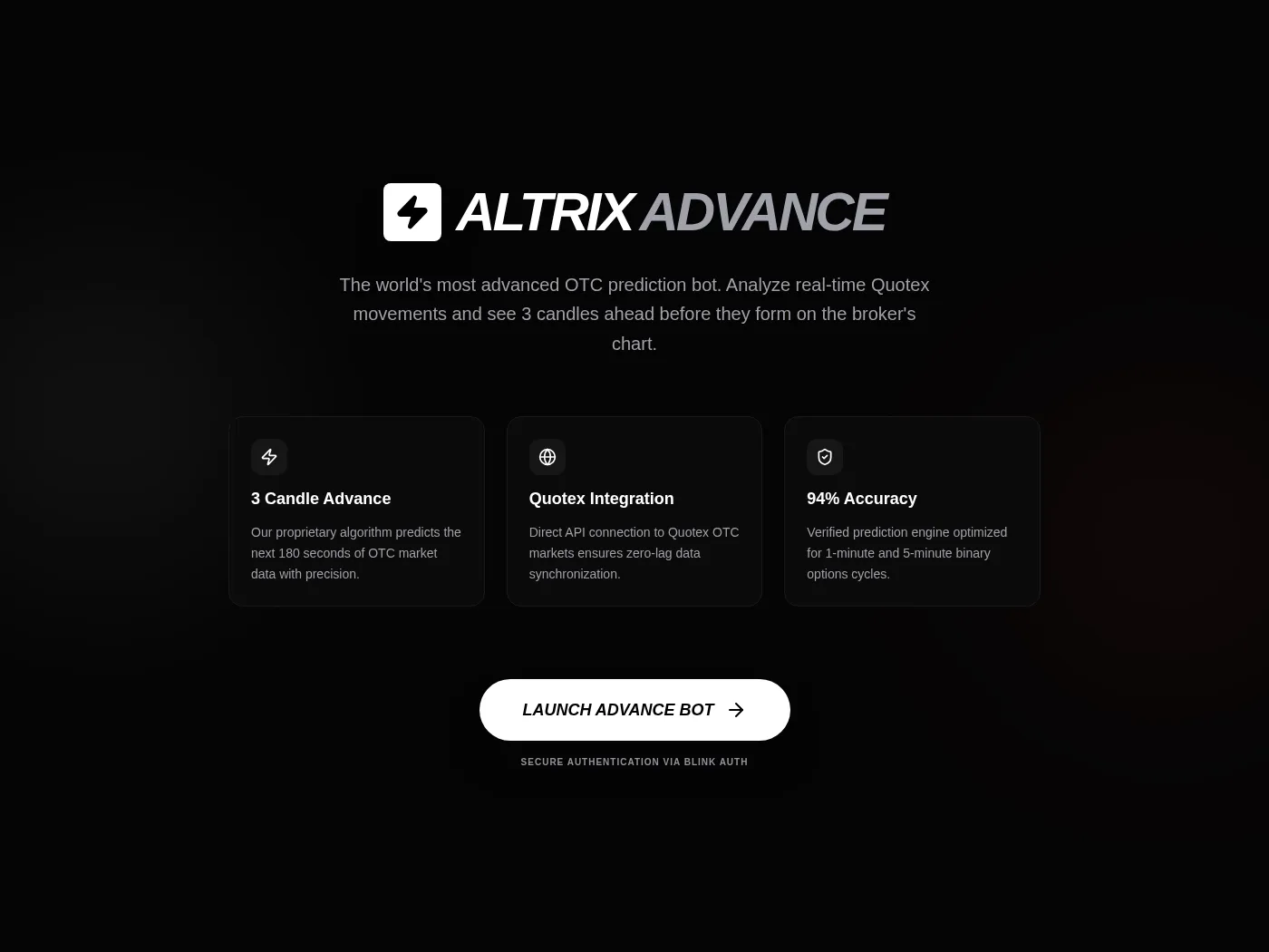 Altrix Advance Chart Bot