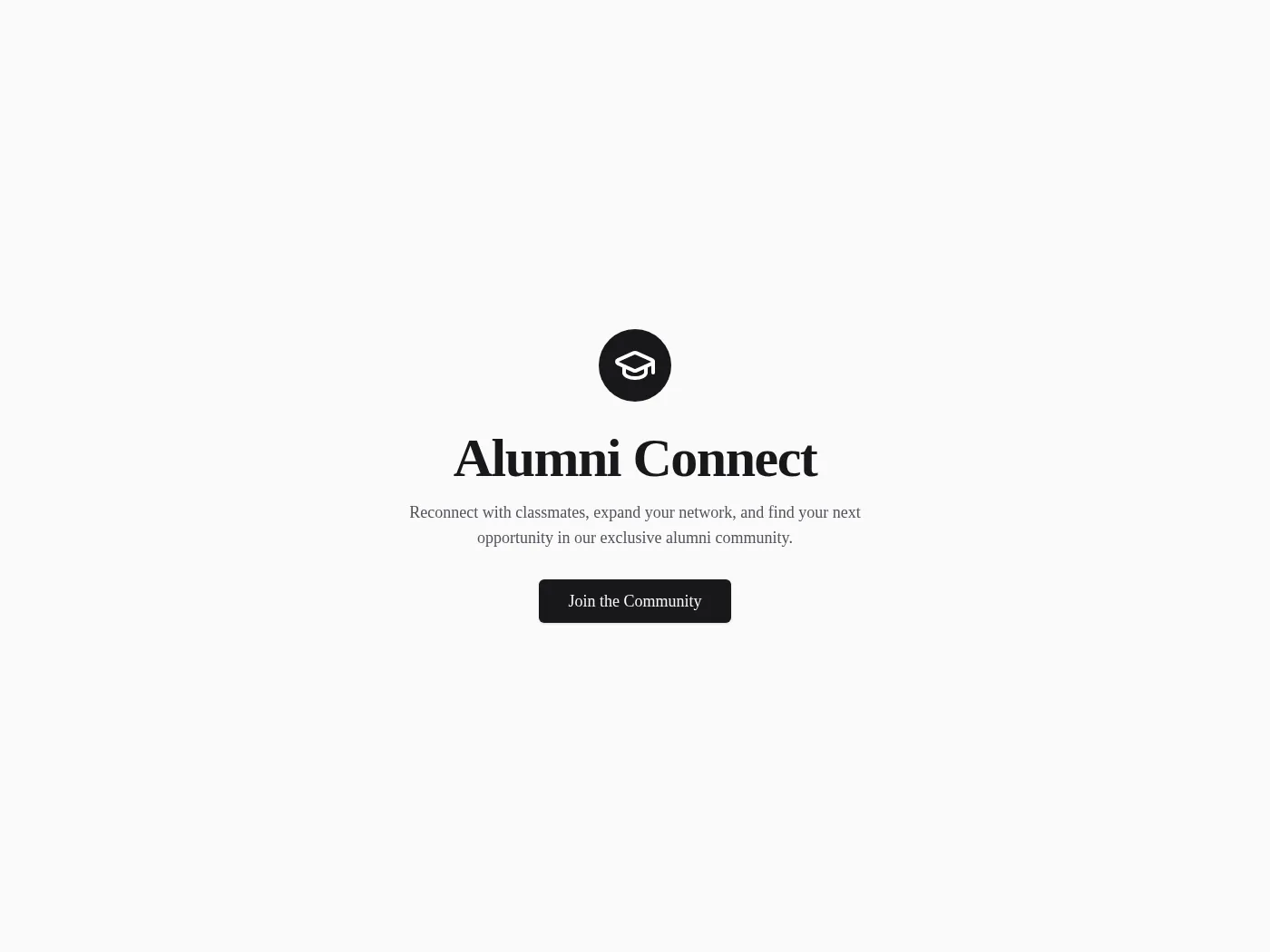 Alumni Connect App
