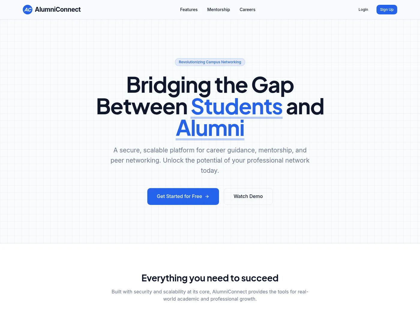 Alumni Connect Platform