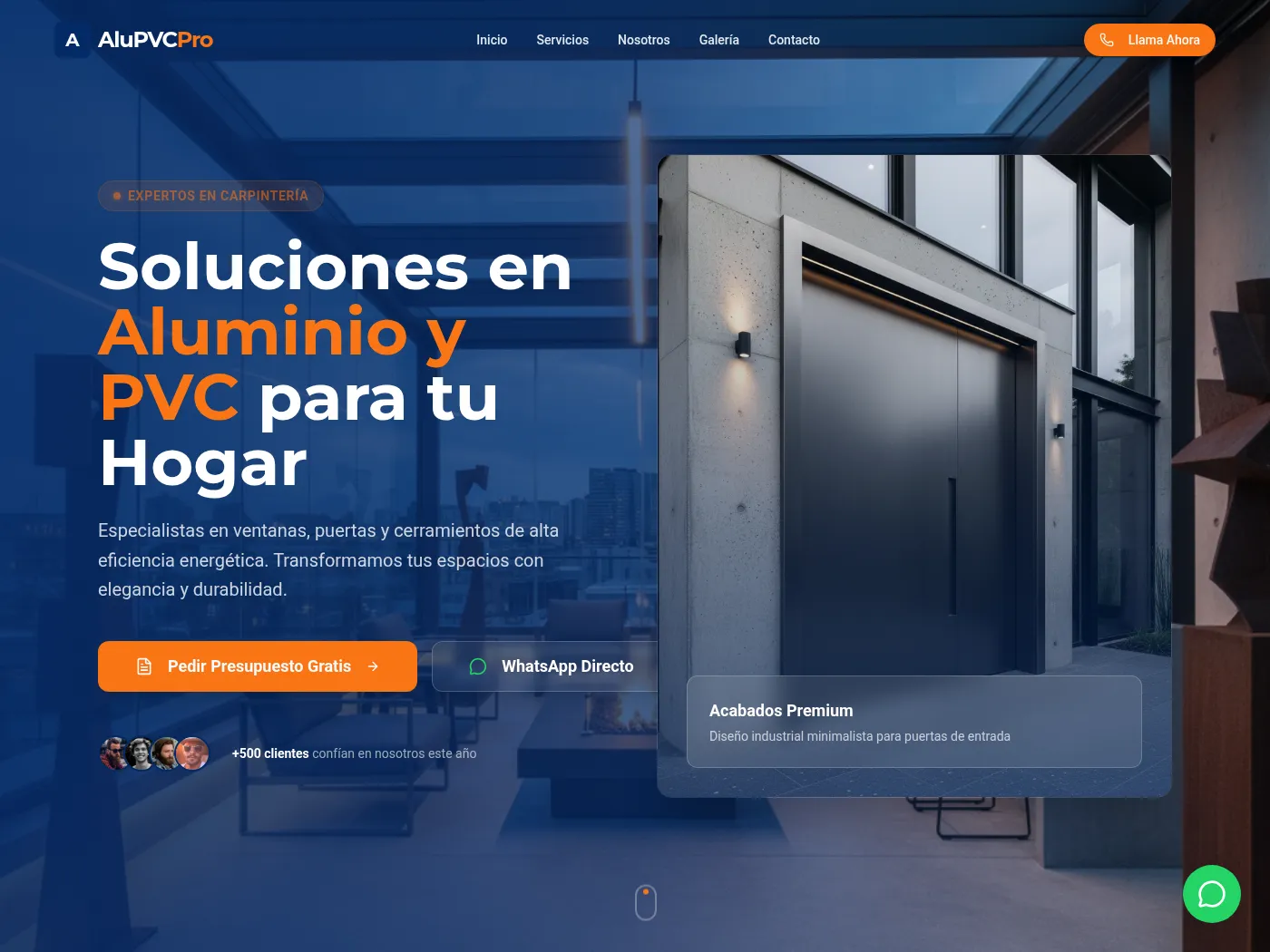 AluPVC Landing Pro