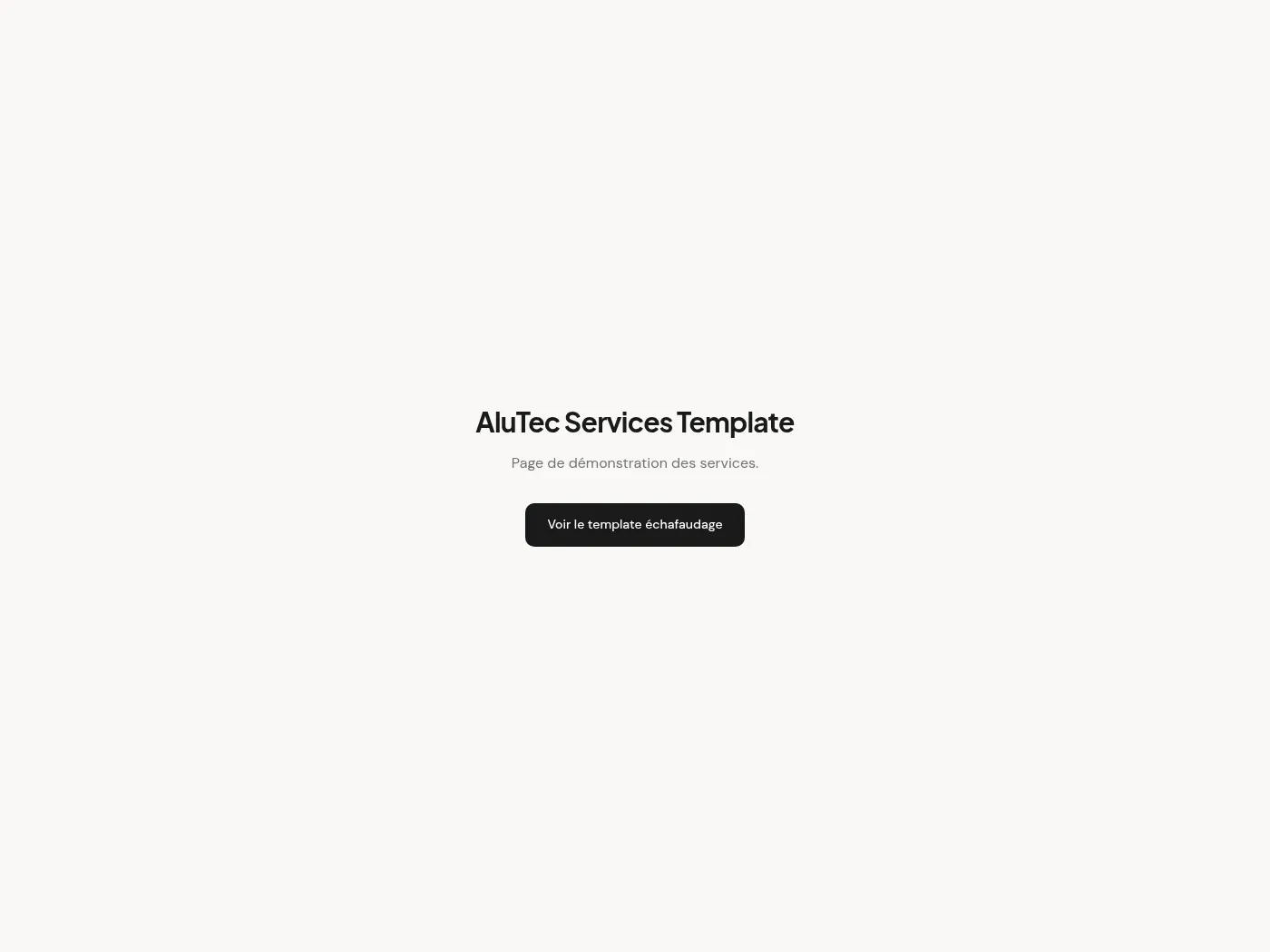 AluTec Services Template