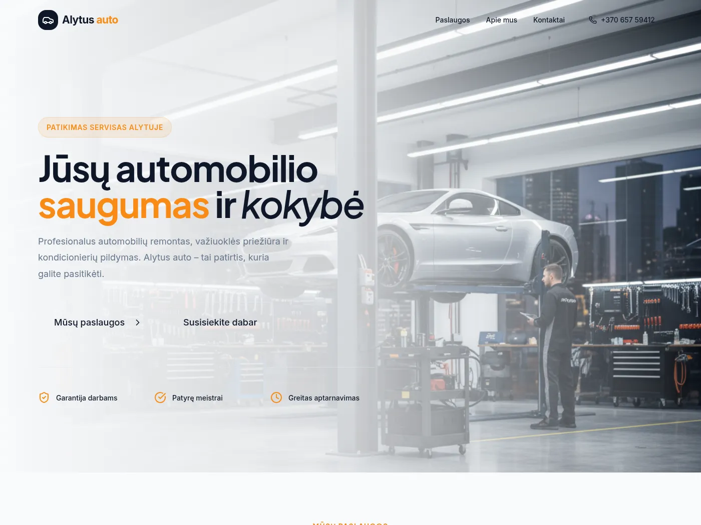 Alytus Auto MB Website