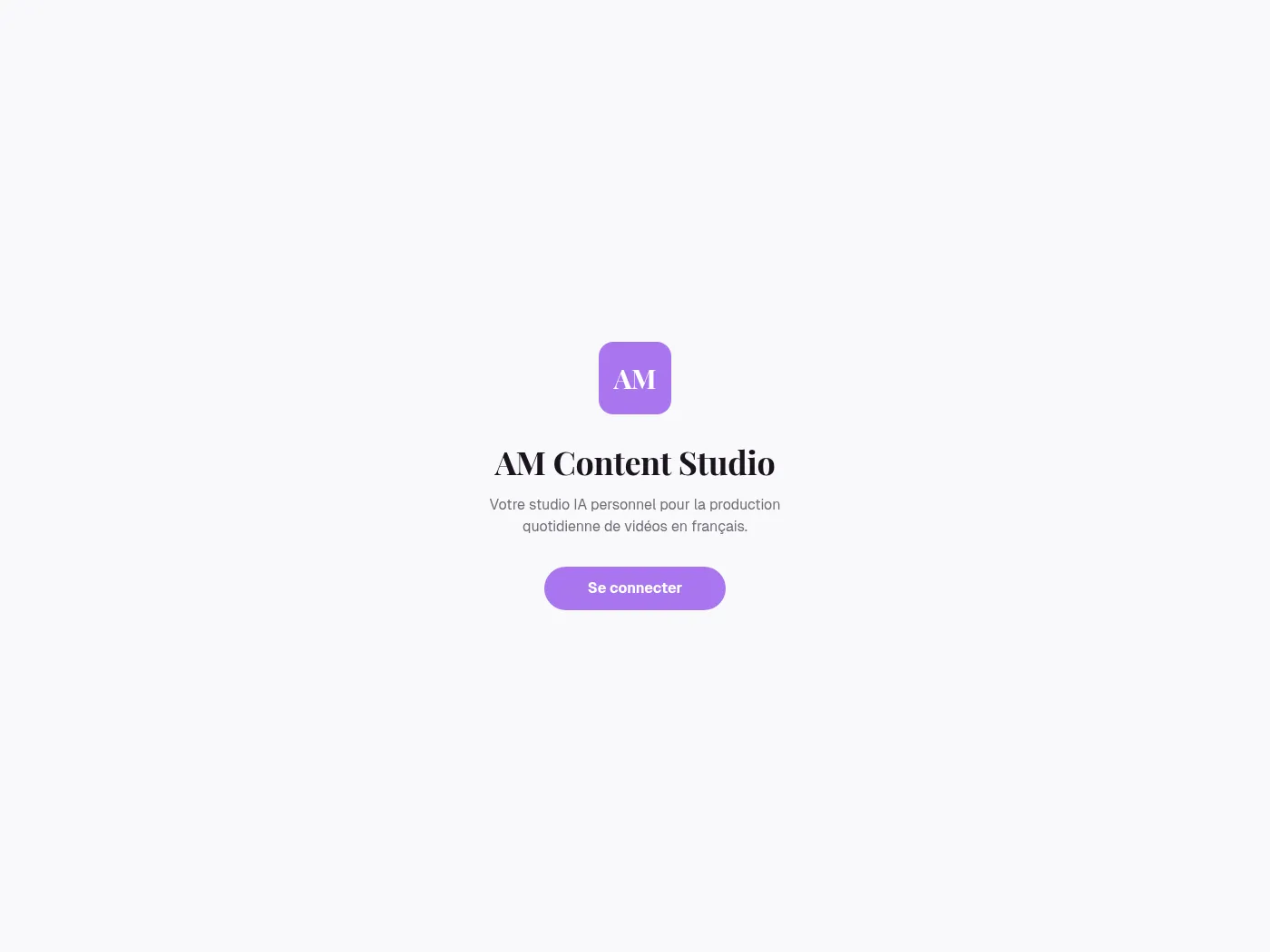 AM Content Studio