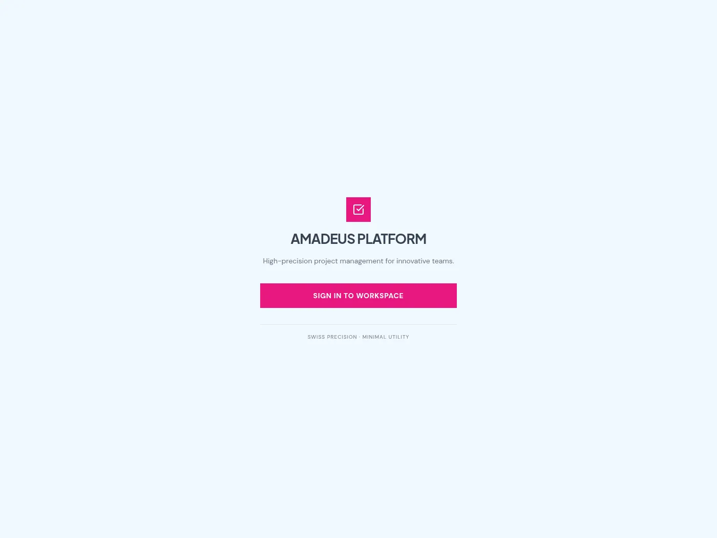 Amadeus Platform