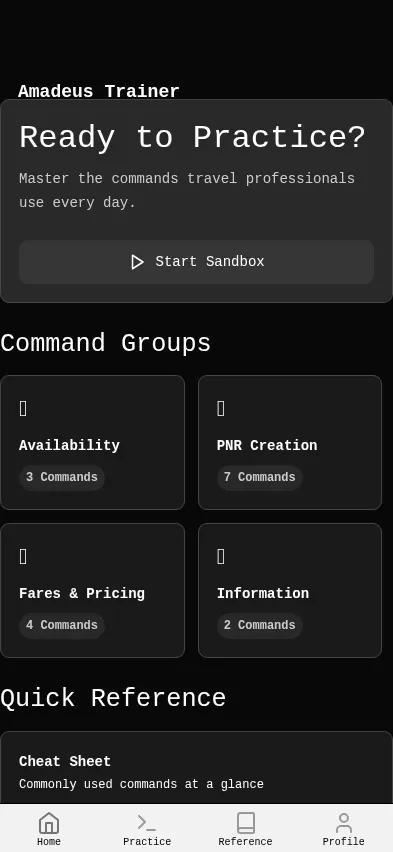 Amadeus Command Trainer