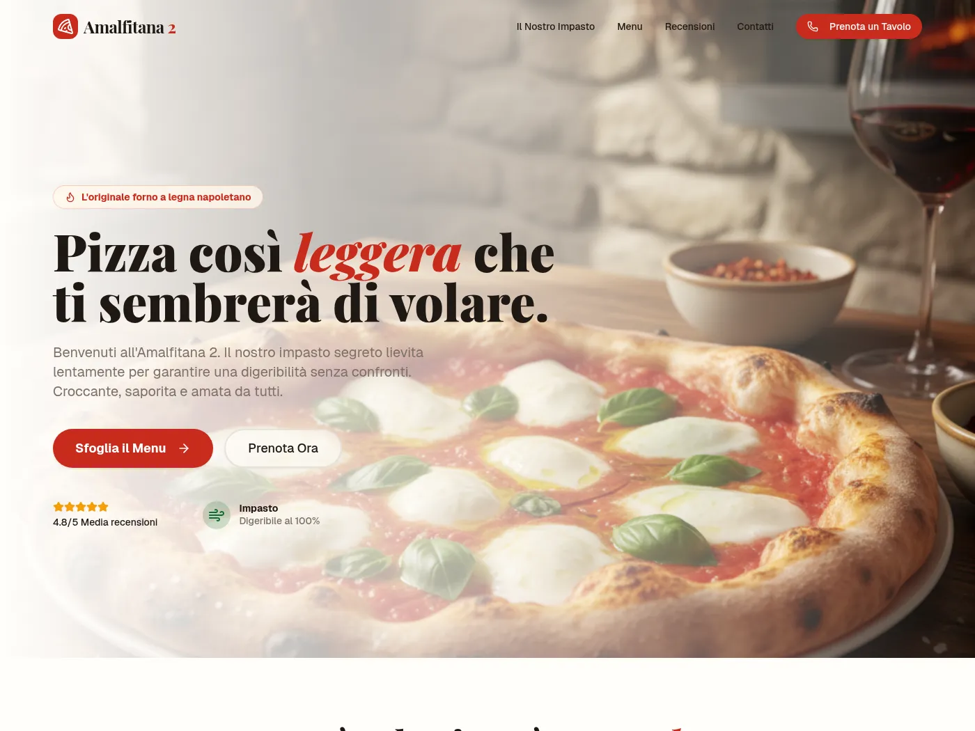 Amalfitana 2 Pizzeria Web