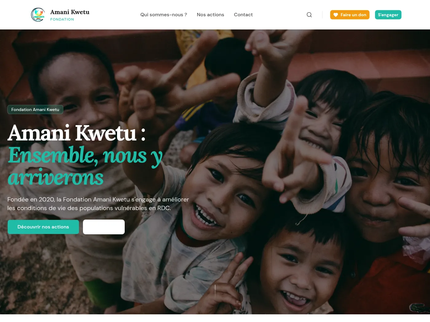 Amani Kwetu Web Portal
