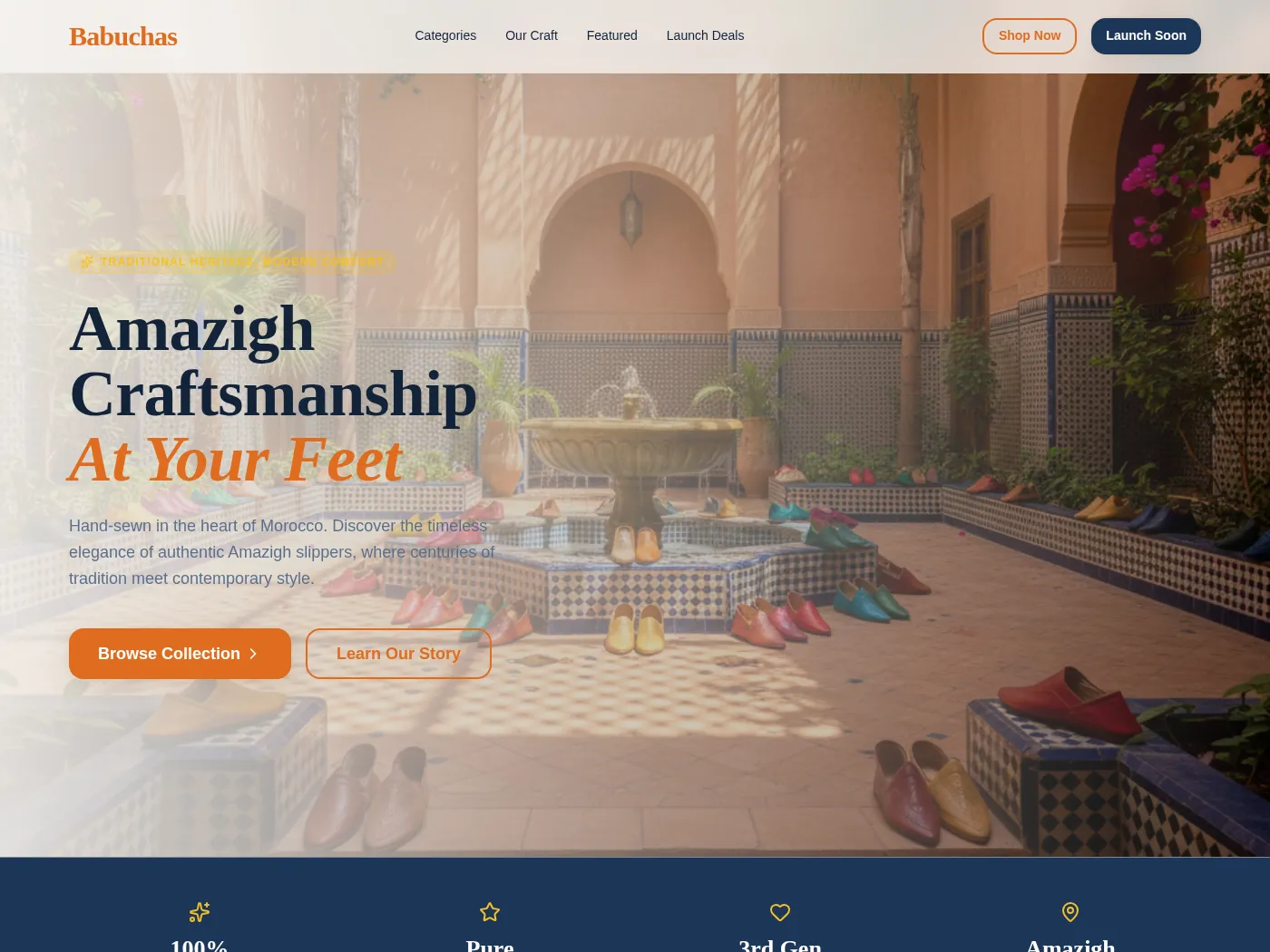Amazigh Slippers Launch