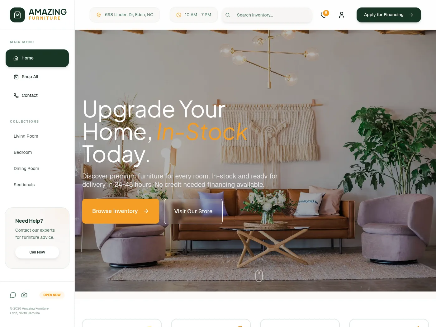 Amazing Furniture Website